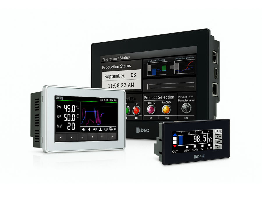 All-in-One HMI + PLC solutions | Integrated automation by IDEC