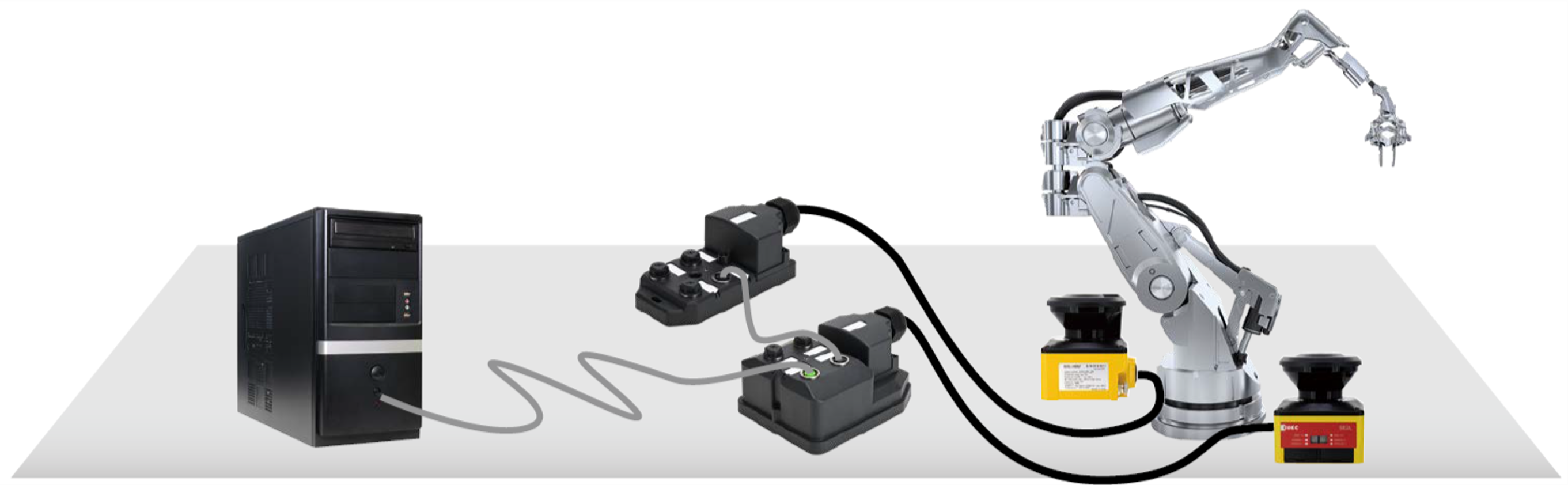 Cobot safety with FANUC and IDEC SE2L series